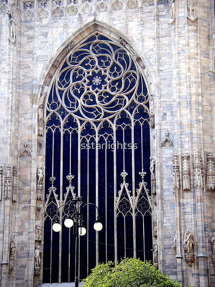 "Ornate Window of Duomo di Milano" by sstarlightss | Redbubble
