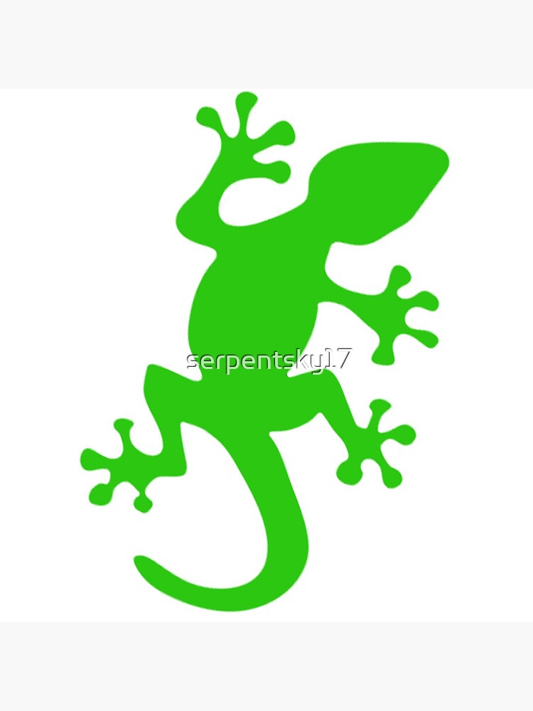 "Gecko / Lizard Outline" Poster for Sale by serpentsky17 | Redbubble