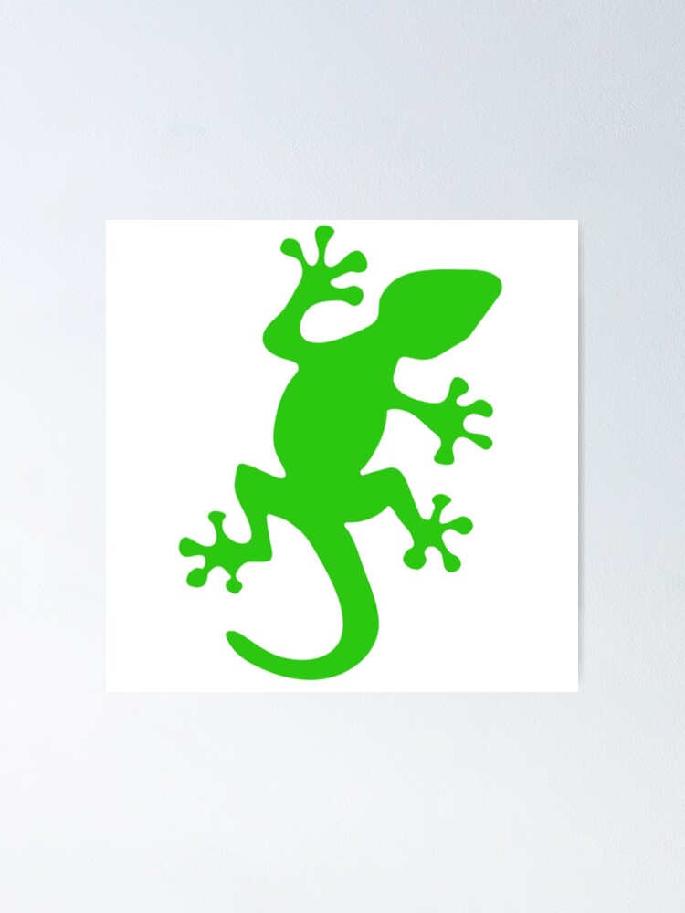 "Gecko / Lizard Outline" Poster for Sale by serpentsky17 | Redbubble