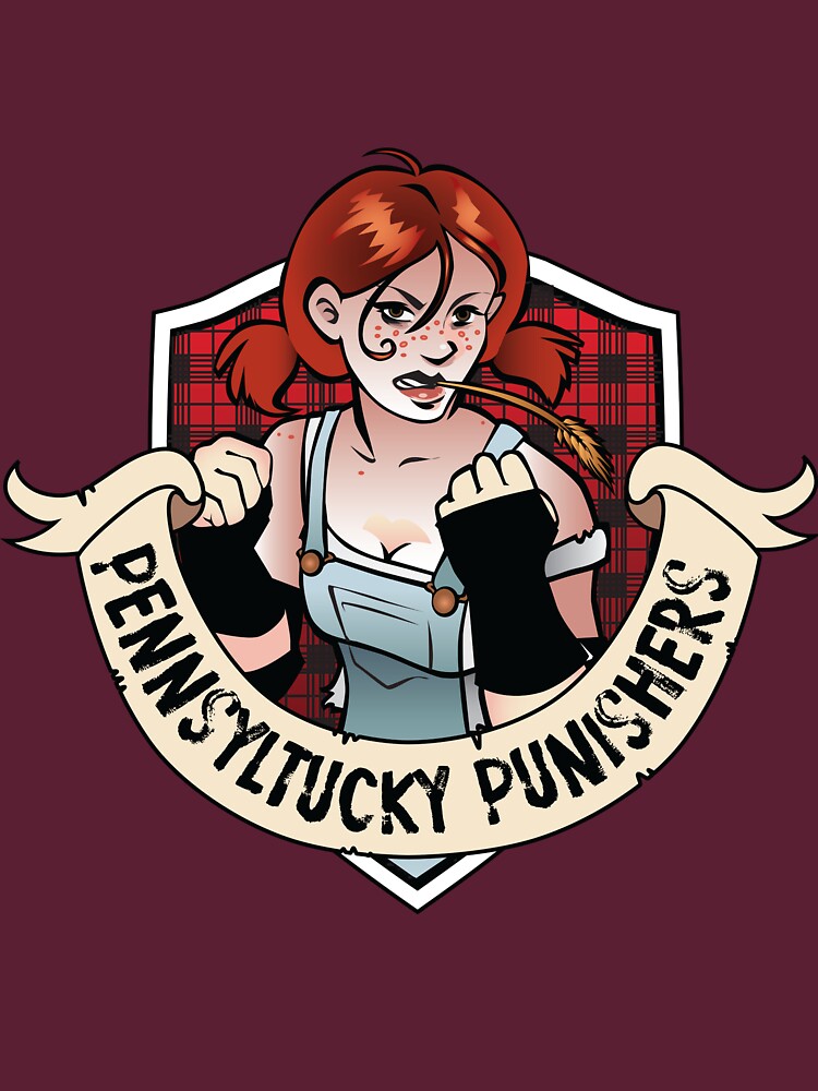 "Pennsyltucky Punisher" T-shirt for Sale by SCARDerby | Redbubble ...