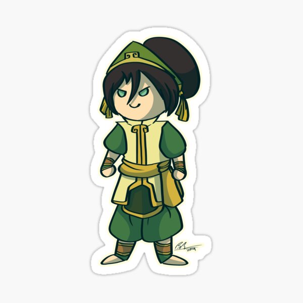 "Toph" Sticker for Sale by EpikBecky | Redbubble