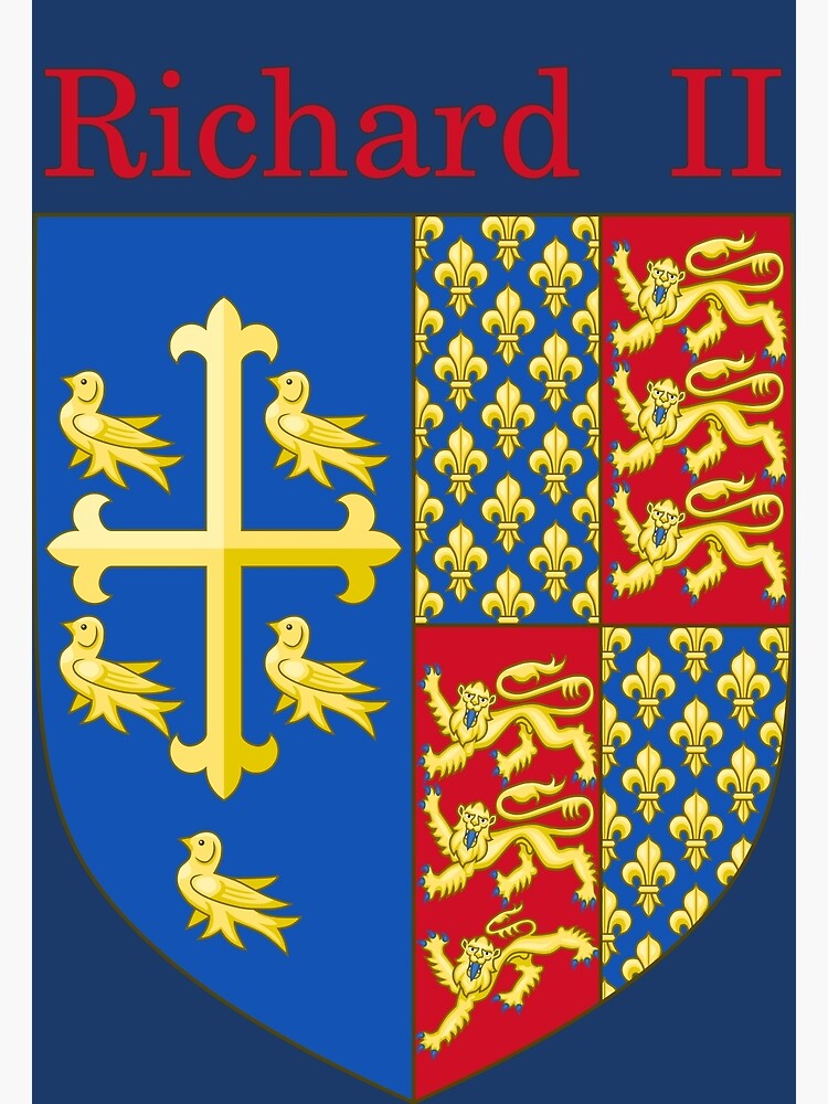 "King Richard II Royal Arms | Version I" Poster by mangaBear | Redbubble