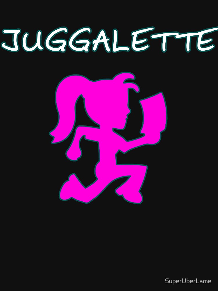"Pink Juggalette" T-shirt for Sale by SuperUberLame | Redbubble | pink ...