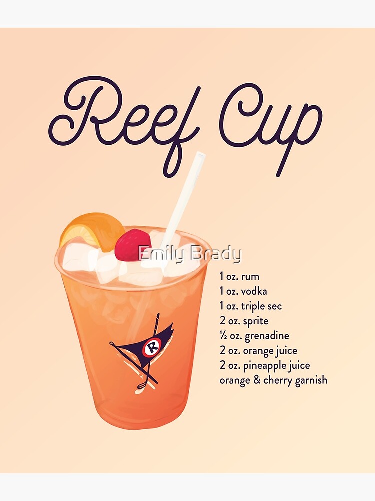 "Reef Cup" Poster by ebrady | Redbubble