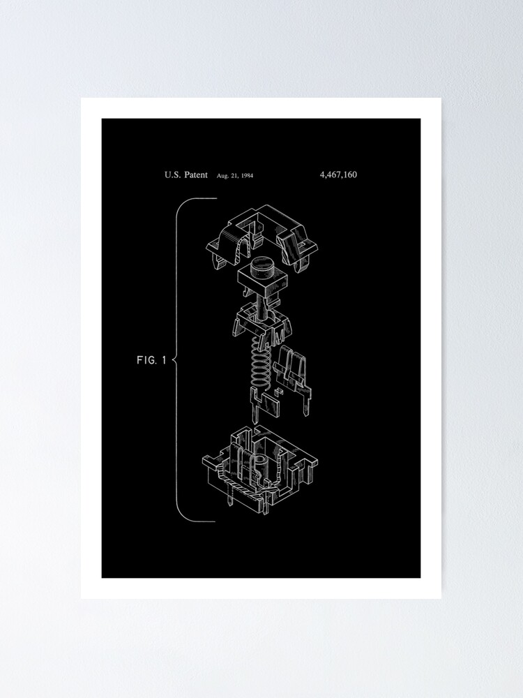 "Mechanical Keyboard Cherry MX Switch" Poster for Sale by nigelfs96 ...