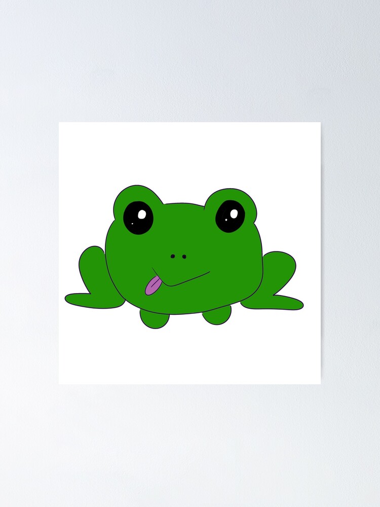 "A Really Cool Frog" Poster for Sale by em-charlotte | Redbubble