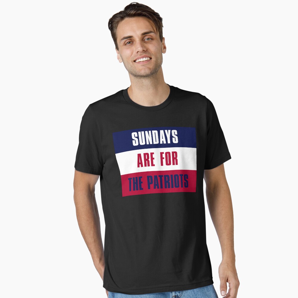 "Sundays are for The Patriots, New England" Sticker for Sale by elhefe ...