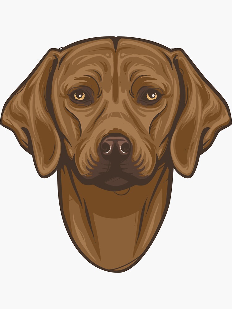 "Rhodesian Ridgeback" Sticker by Motivburg | Redbubble