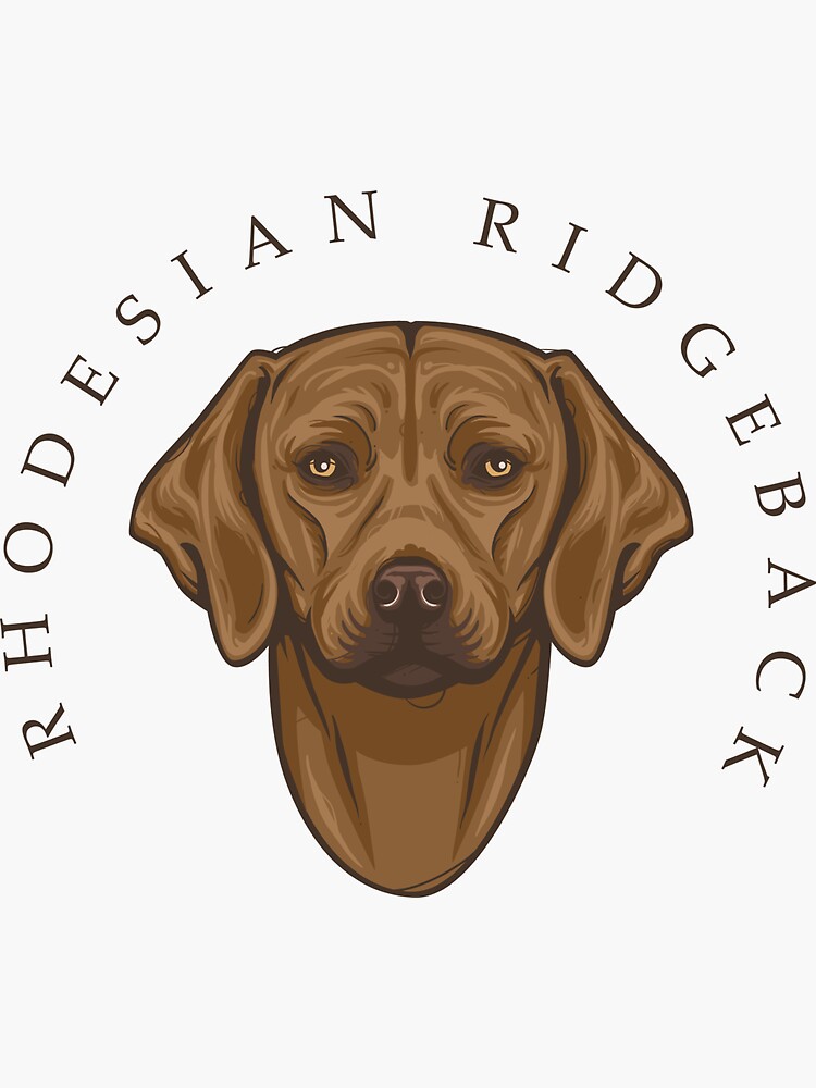 "Rhodesian Ridgeback" Sticker for Sale by Motivburg | Redbubble