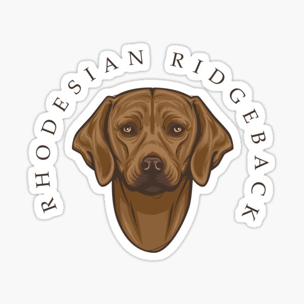 "Rhodesian Ridgeback" Sticker for Sale by Motivburg | Redbubble