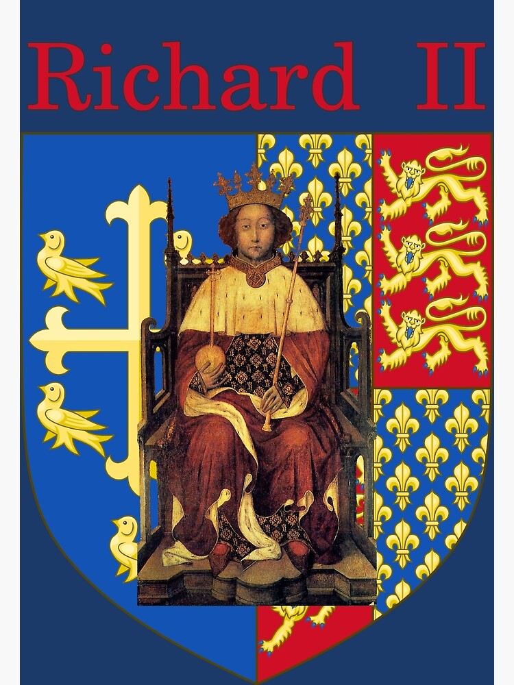 "King Richard II Royal Arms | Version 2" Art Print by mangaBear | Redbubble