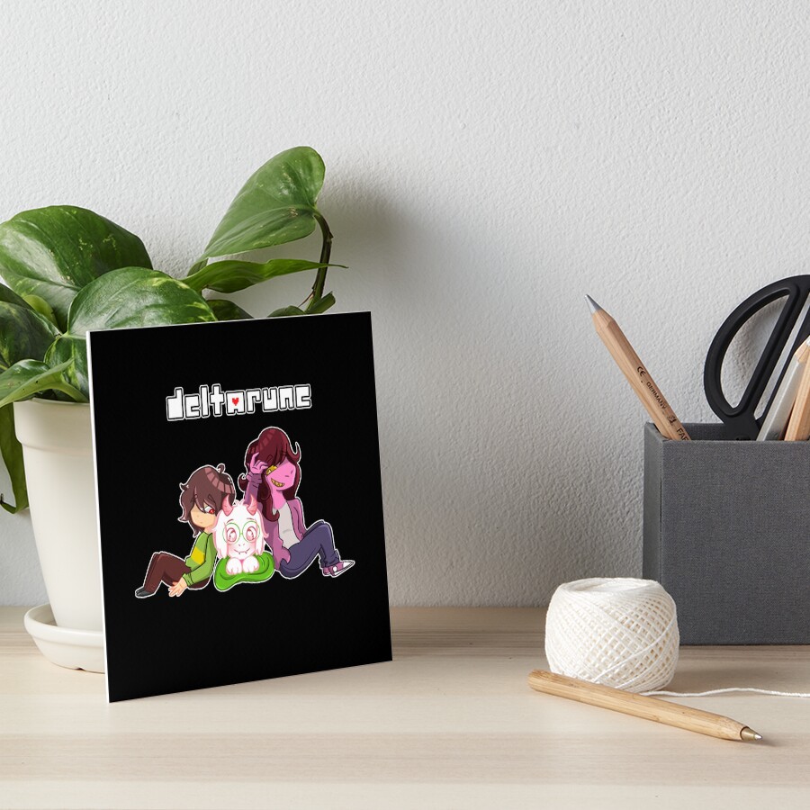 Deltarune Fun Gang Art Board Print By Fungangstore Redbubble