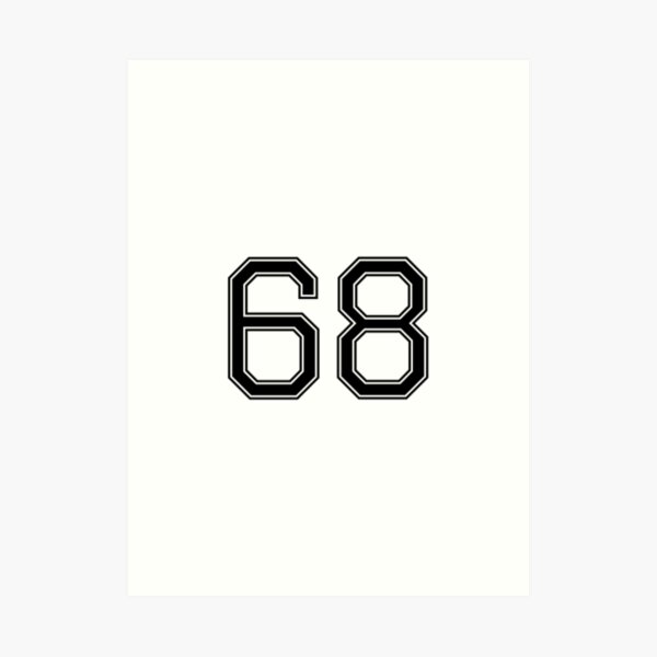 Number 68 Jersey Gifts & Merchandise | Redbubble