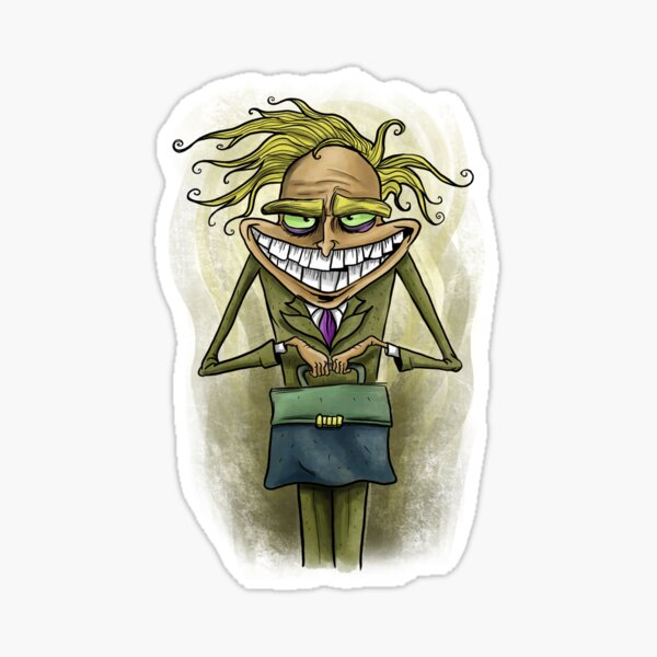 "Freaky Fred" Sticker for Sale by Extreme-Fantasy | Redbubble