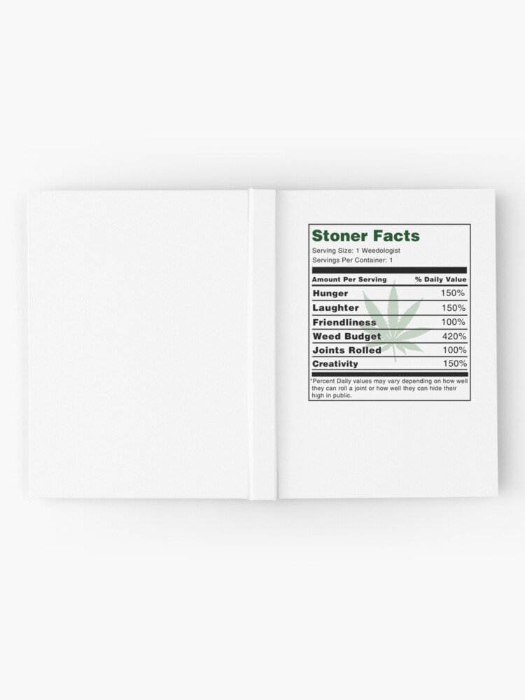 "Stoner Facts " Journal for Sale by Kooky28 | Redbubble