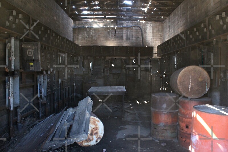 "Old school electrical room" by Burritoless | Redbubble