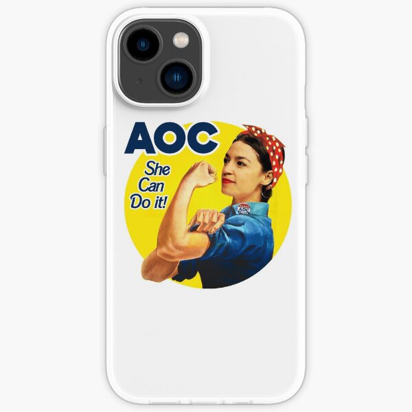 "AOC: She can do it" iPhone Case for Sale by popdesigner | Redbubble
