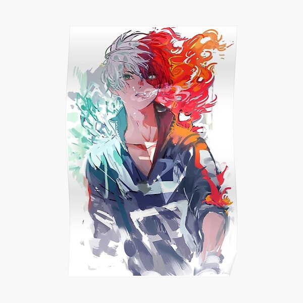 "Todoroki" Poster by Bonaparte8 | Redbubble