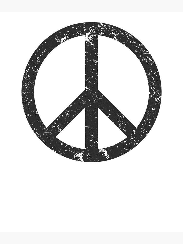 "Distressed Peace Sign Vintage" Poster for Sale by gd50 | Redbubble