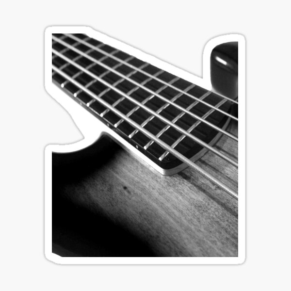 "Bass Guitar Musician Player Metal Rock Body" Sticker by ogireal ...