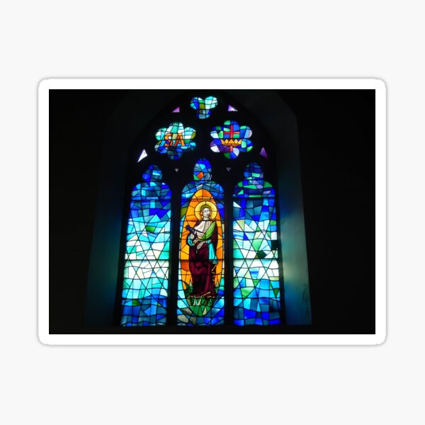 "Church Stained Glass" Sticker for Sale by Leo441 | Redbubble