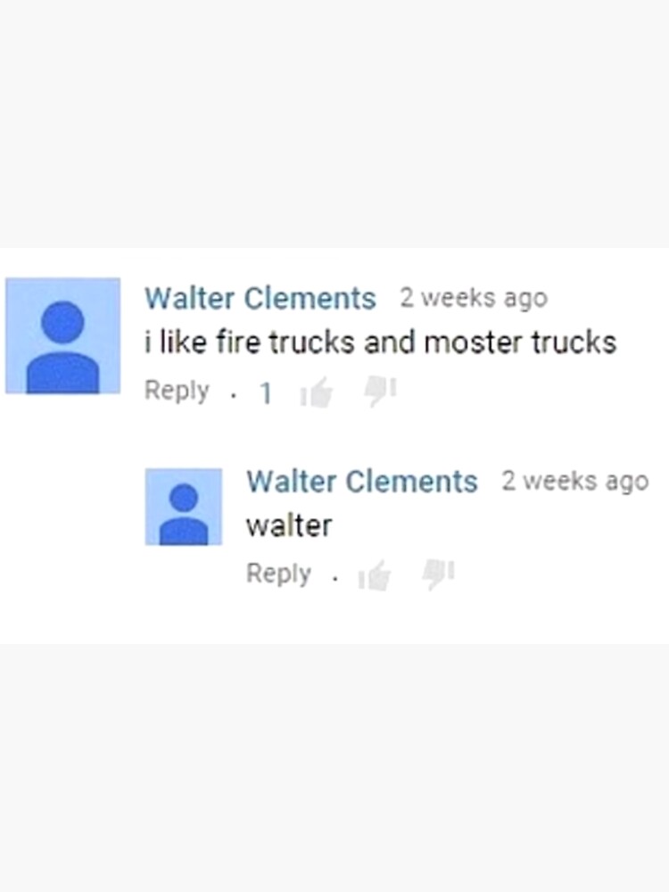 "Walter" Sticker for Sale by KittoBitto | Redbubble