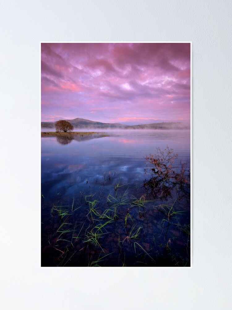 "Across Carron Valley Reservoir toward Meikle Bin..." Poster by ouldm01 ...