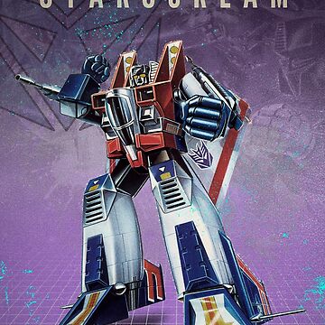 "Starscream" Poster for Sale by rykker | Redbubble