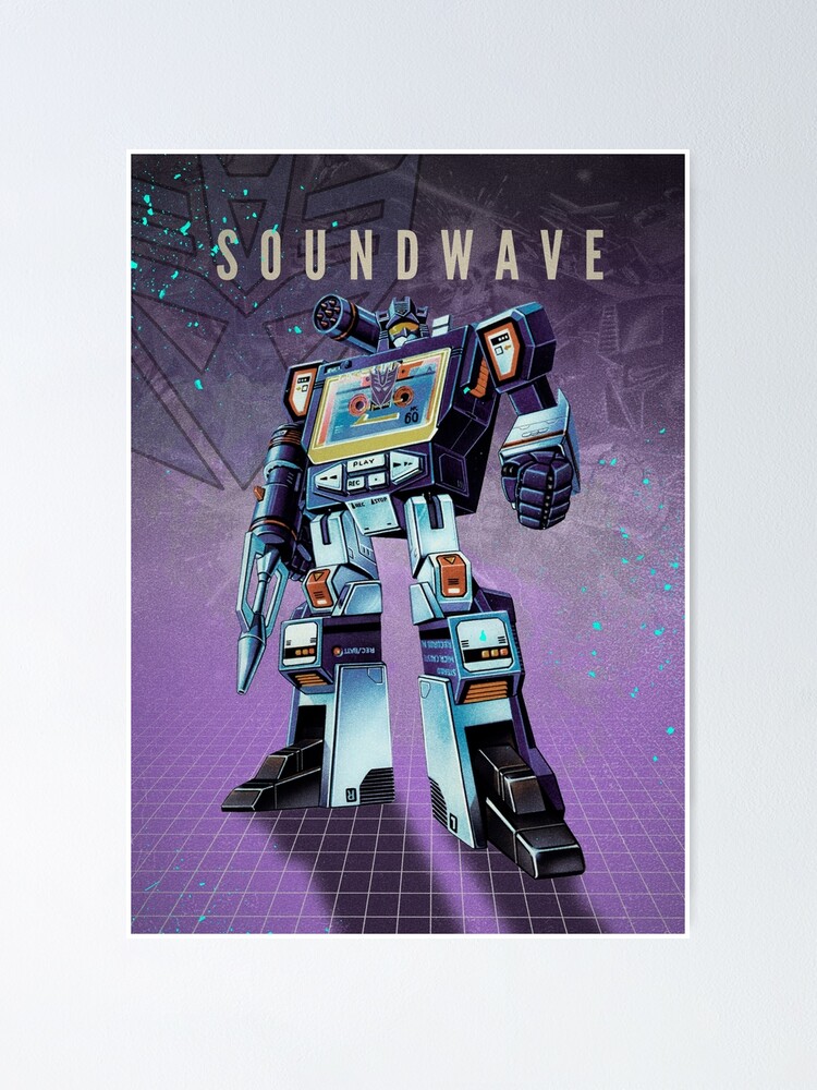"Soundwave" Poster for Sale by rykker | Redbubble