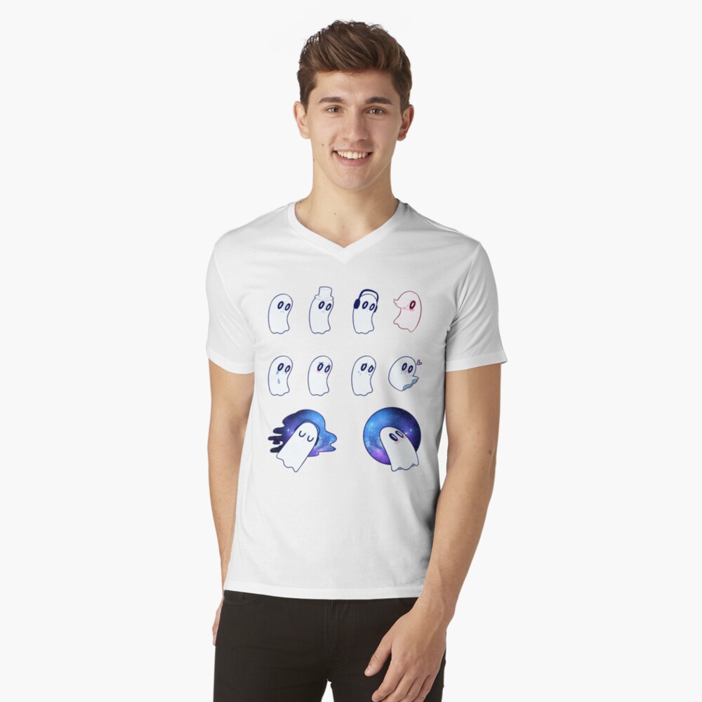 "Napstablook" Sticker for Sale by whitedogart | Redbubble