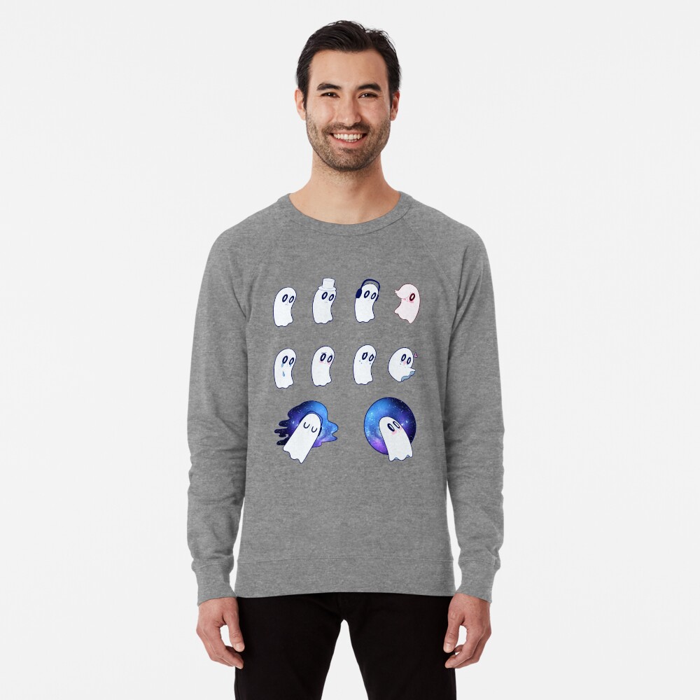 "Napstablook" Sticker for Sale by whitedogart | Redbubble