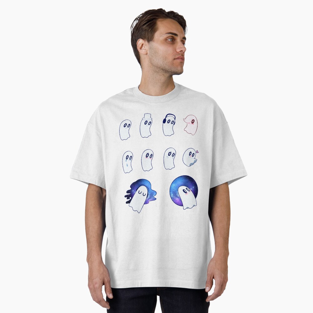 "Napstablook" Sticker for Sale by whitedogart | Redbubble