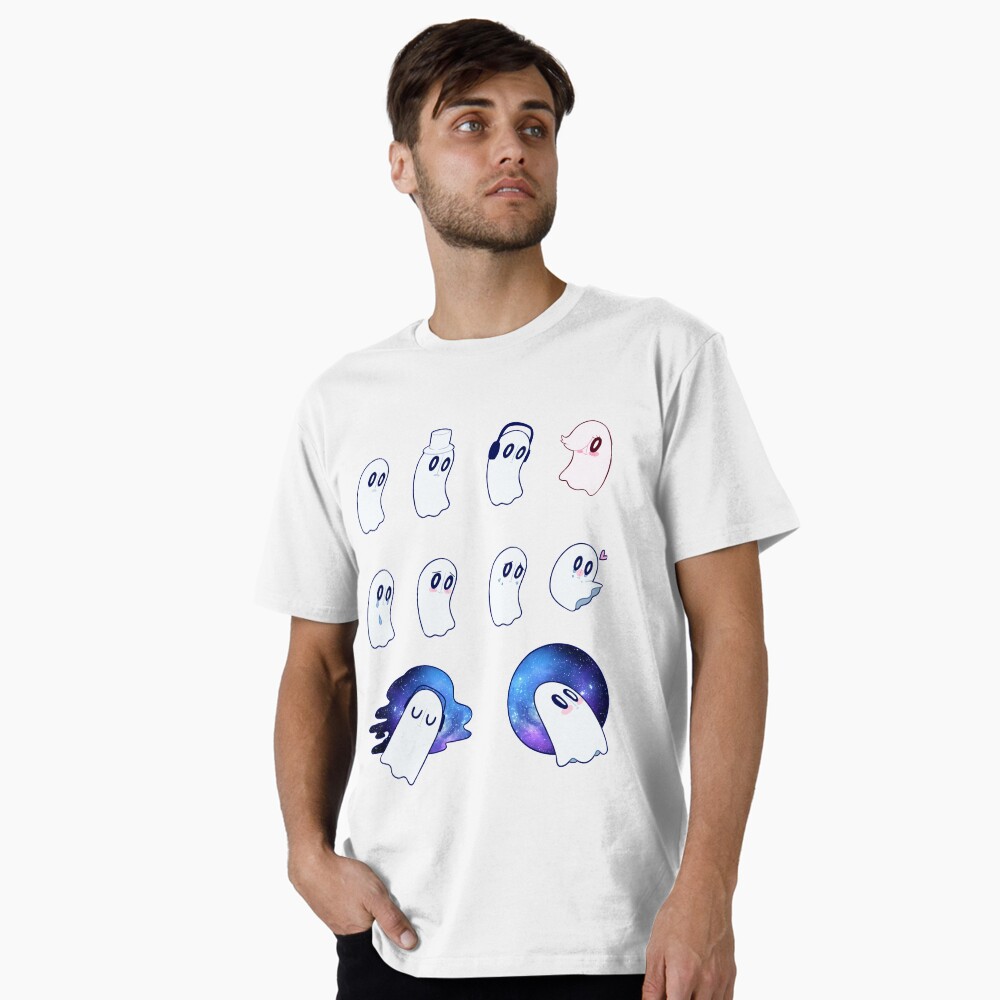 "Napstablook" Sticker for Sale by whitedogart | Redbubble