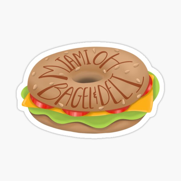 "Bagel and Deli Miami University" Sticker for Sale by ErinGallagher ...