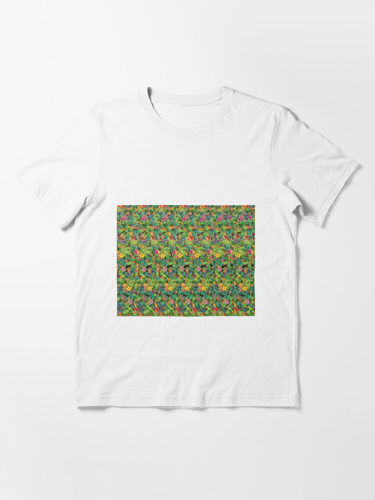 "Summer Drink 3D Hidden Image Stereogram Illusion" Essential T-Shirt ...