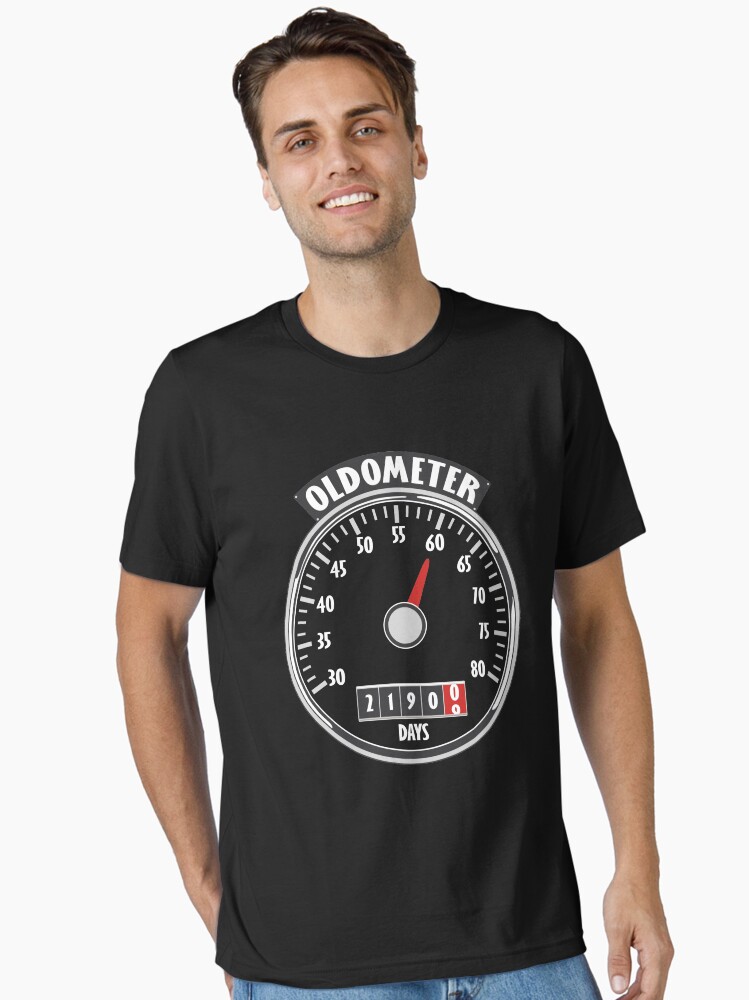 "Oldometer 60" Essential T-Shirt for Sale by Maka4 | Redbubble