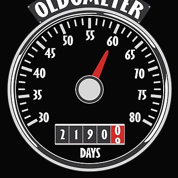 "Oldometer 60" Essential T-Shirt for Sale by Maka4 | Redbubble