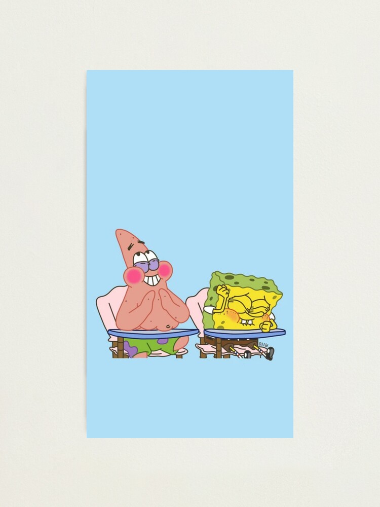 "Patrick & Spongebob" Photographic Print by ArtBlip | Redbubble