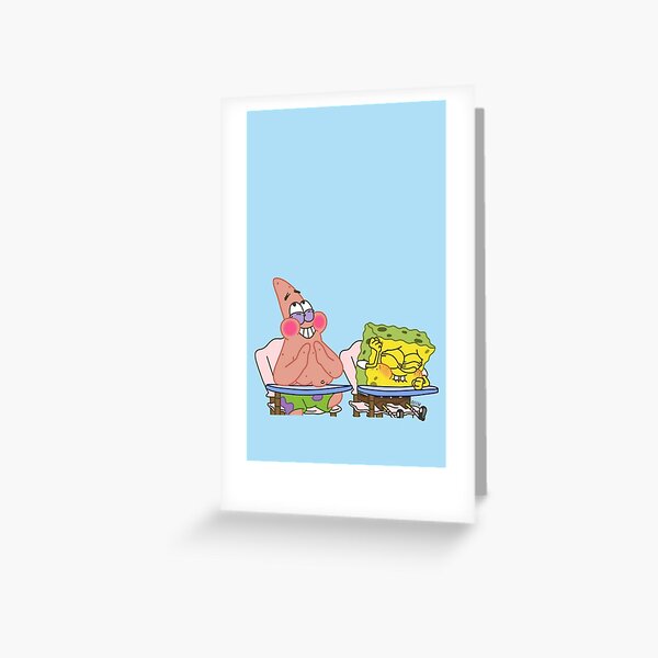 Spongebob Greeting Cards | Redbubble