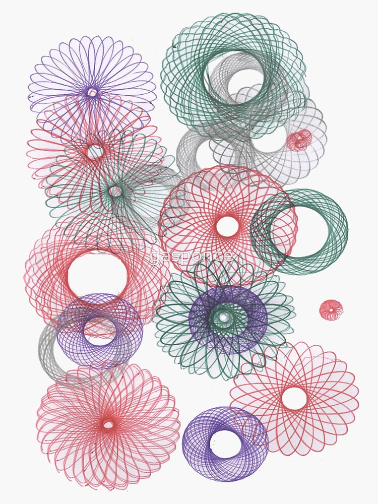 "spiral2" Sticker by gasponce | Redbubble