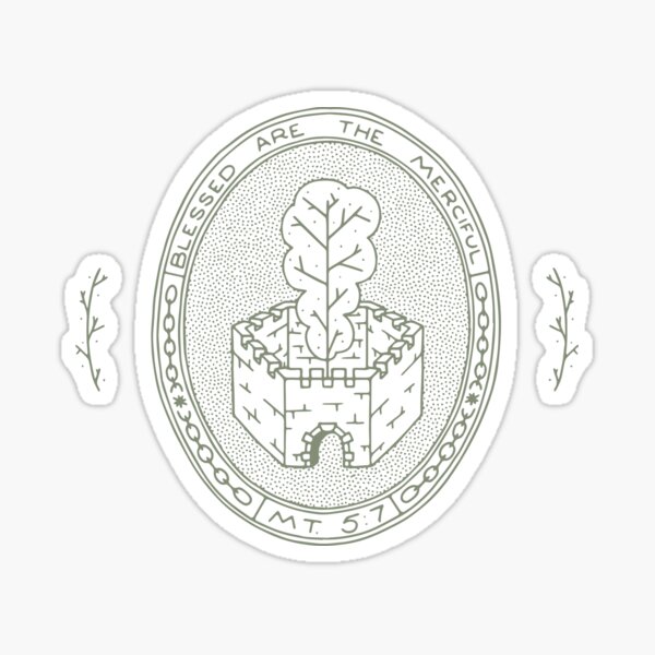 "Beatitude #5 - Mt. 5:7" Sticker for Sale by nihilsinedesign | Redbubble