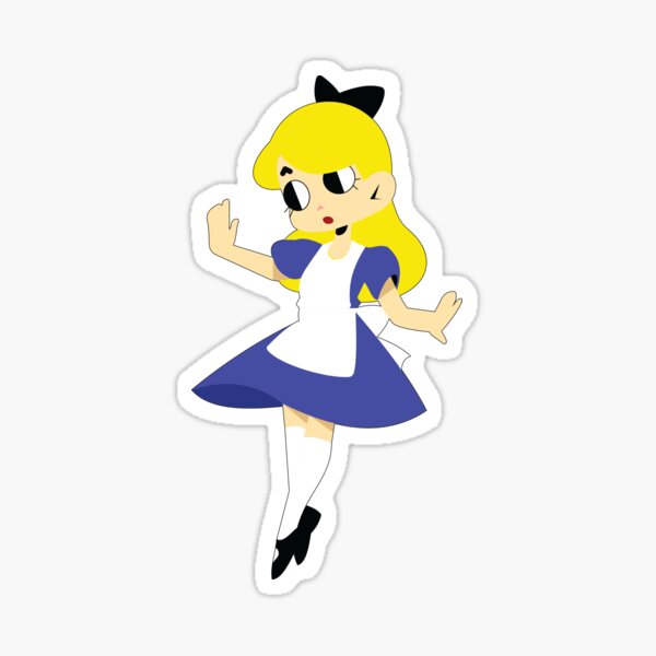 "Alice" Sticker by JoeyInk | Redbubble