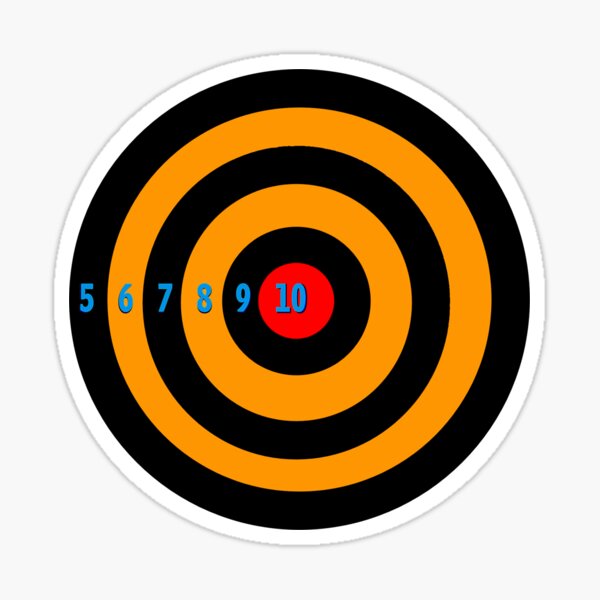 Bullseye Target Stickers | Redbubble
