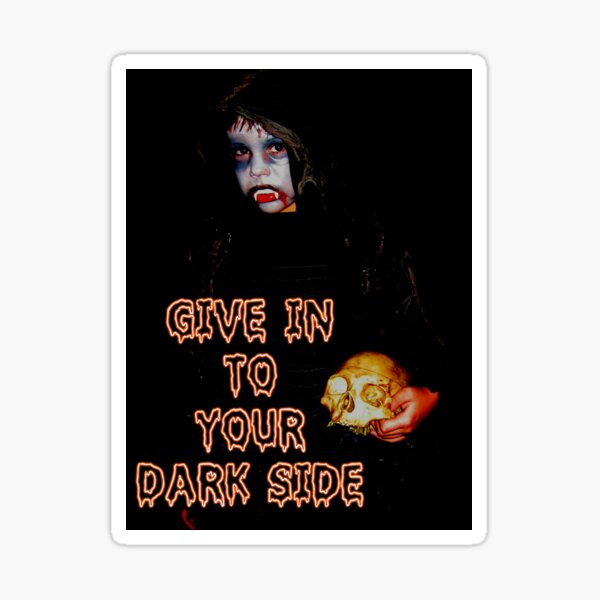 "Dark Side" Sticker by quin10 | Redbubble