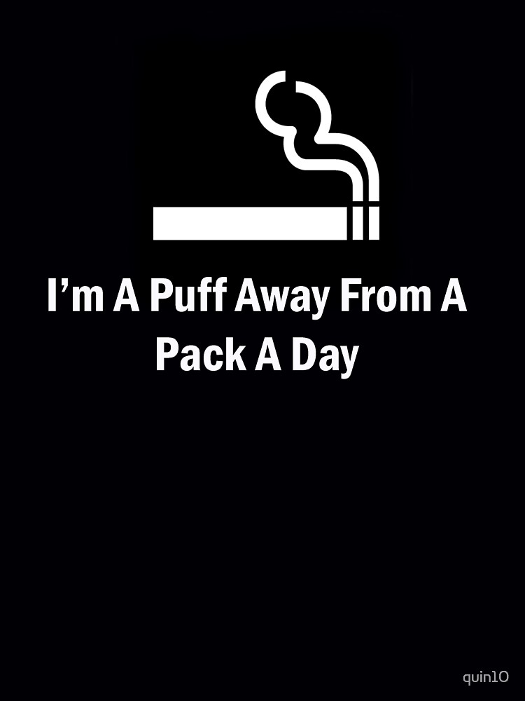 "Puff Away" Sticker by quin10 | Redbubble