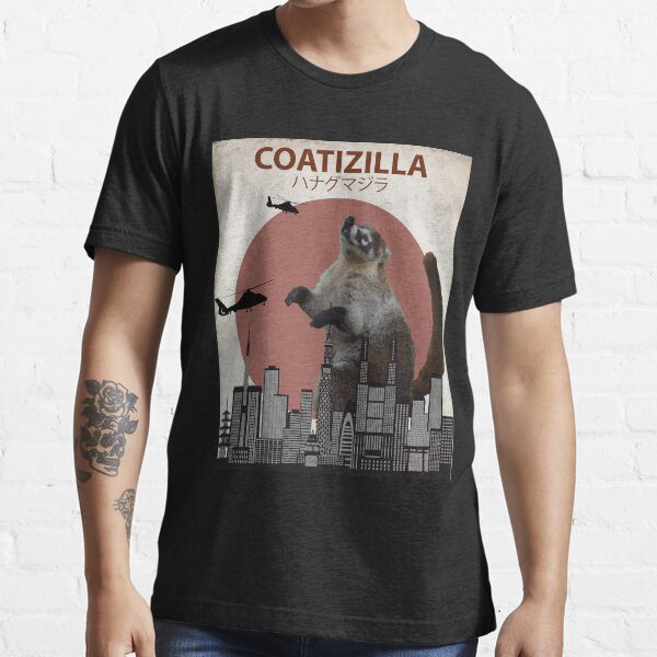 "Coatizilla - Coati Mundi Giant Monster" T-shirt for Sale by ...