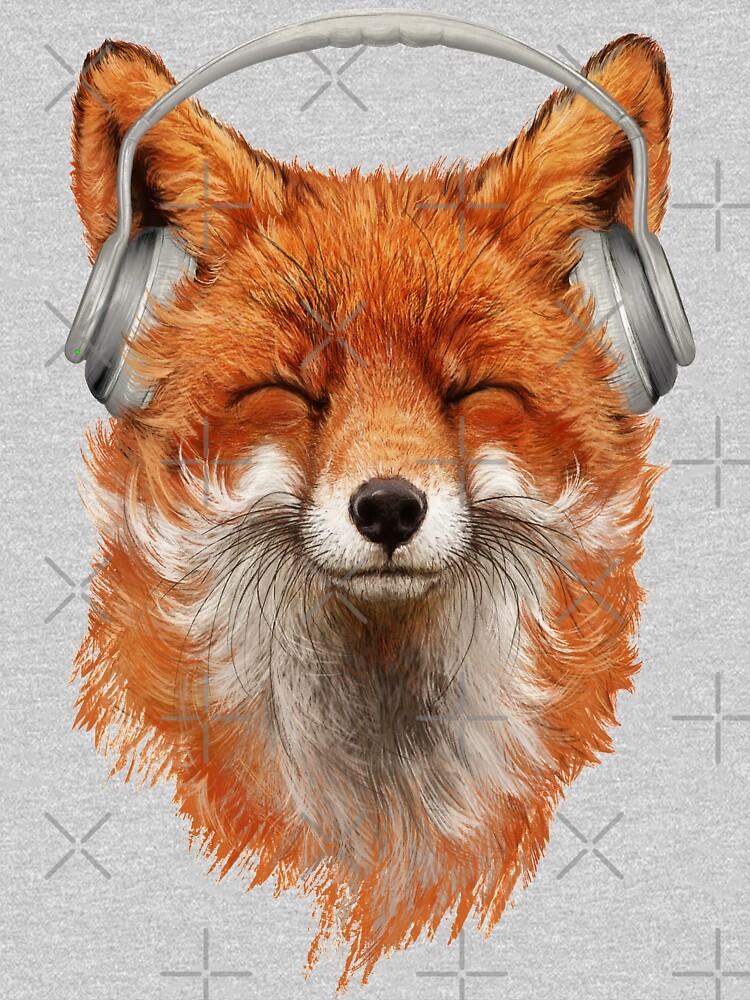 "Smiling Musical Fox" Kids Pullover Hoodie for Sale by 38Sunsets ...