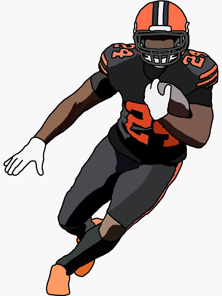 "Nick Chubb" Sticker for Sale by awexler892 | Redbubble
