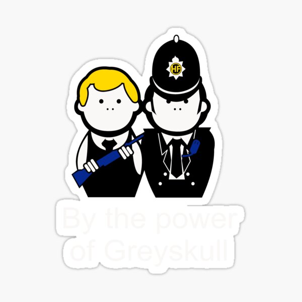 "Hot Fuzz" Sticker for Sale by sizedoes | Redbubble