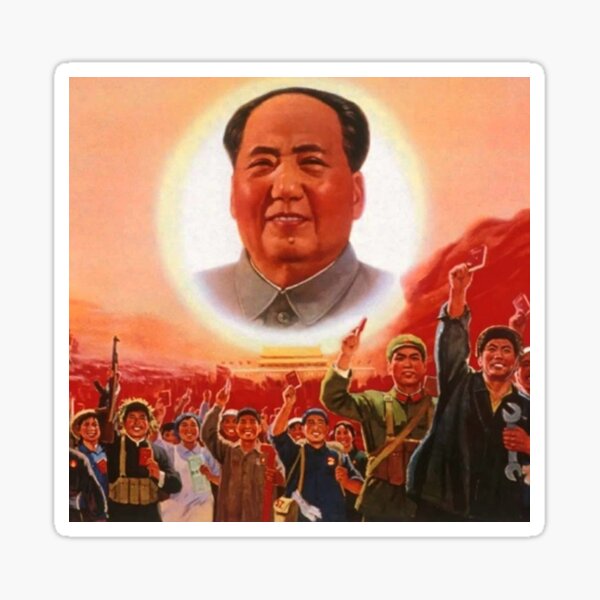Chairman Mao Stickers | Redbubble